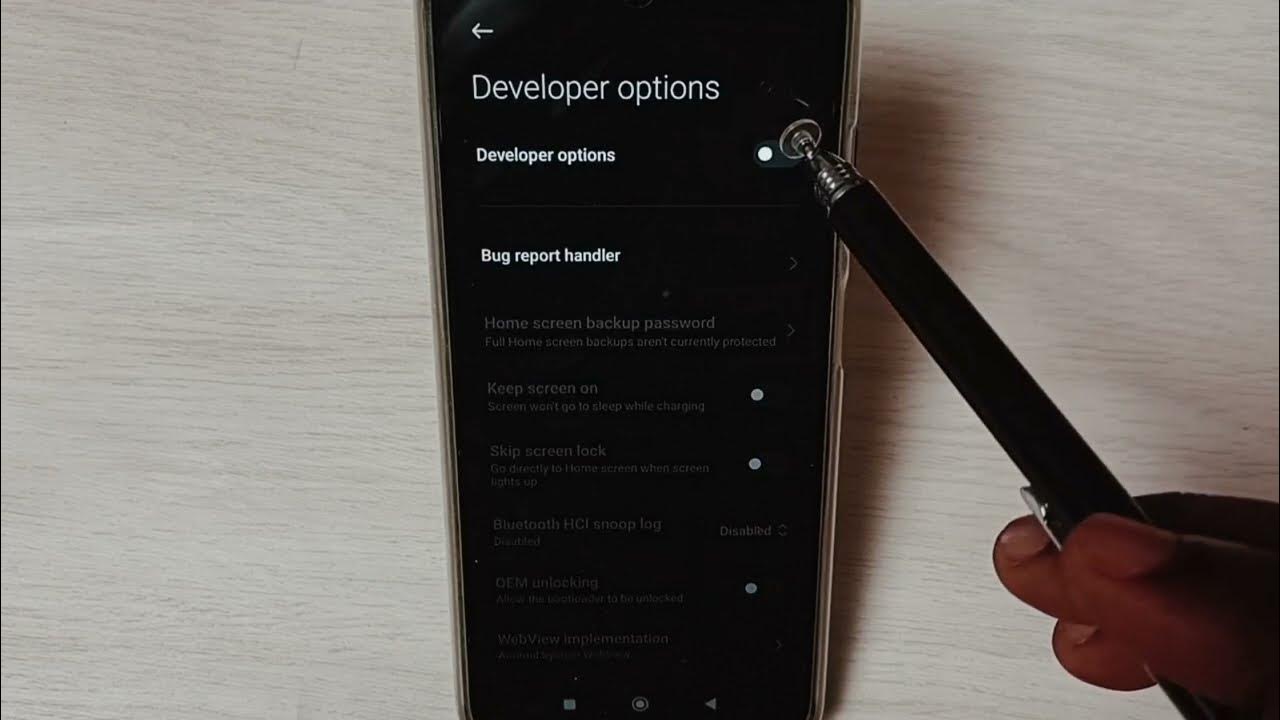 Redmi Note 12/12 Pro : How to Enable / Disable Developers Options - YouTube