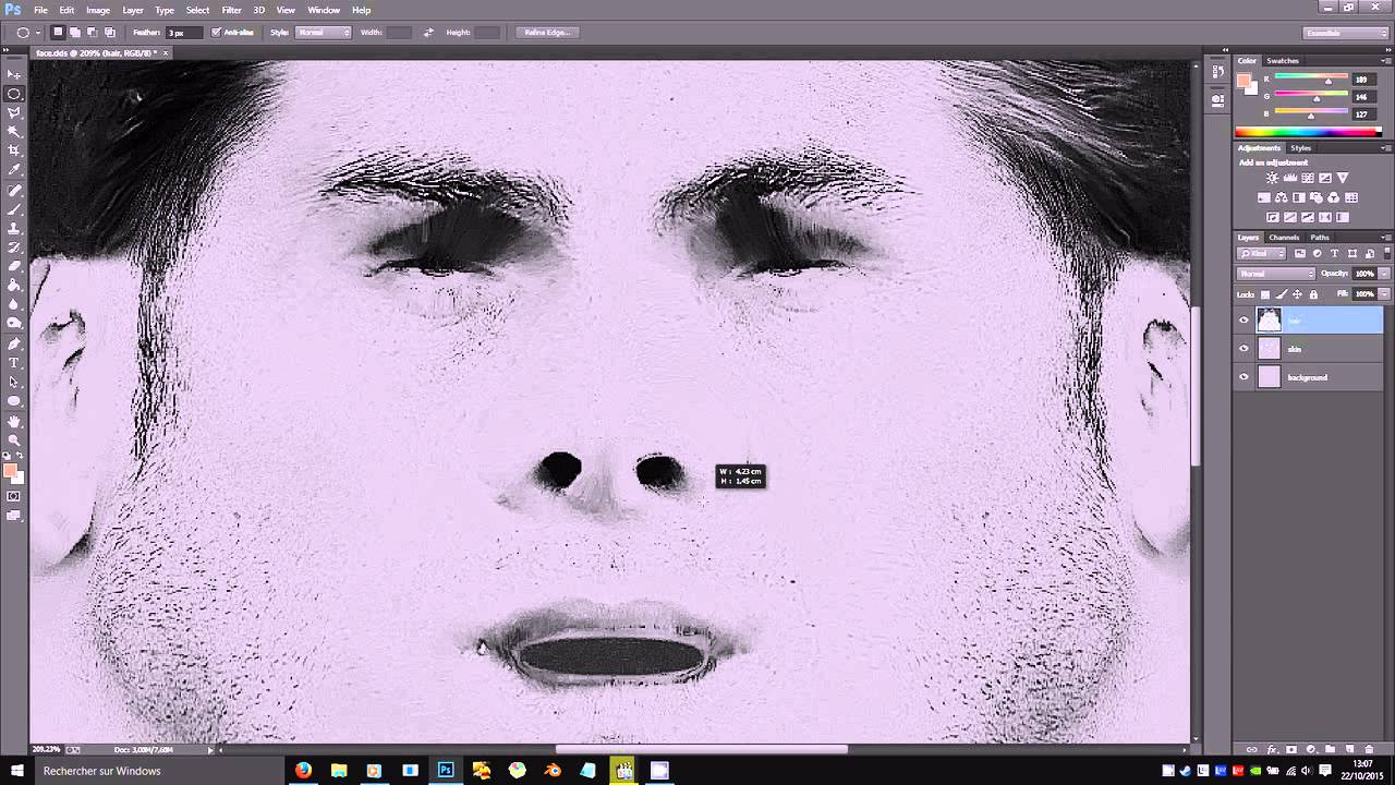 PES2016 How to make face normal in photoshop HD by Tunizizou - YouTube