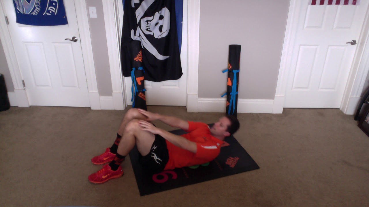 Crunches Arms Extended - YouTube