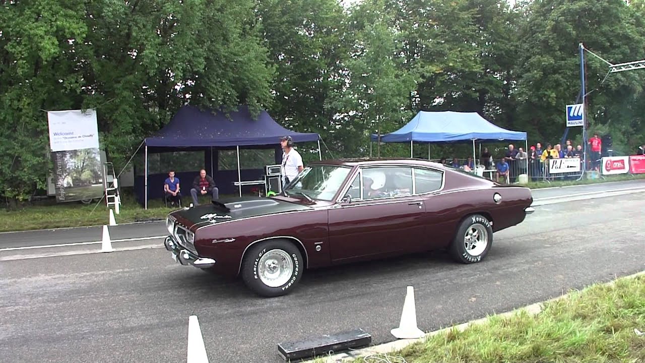 Plymouth Barracuda 1/4 mile 12.76 sec - YouTube