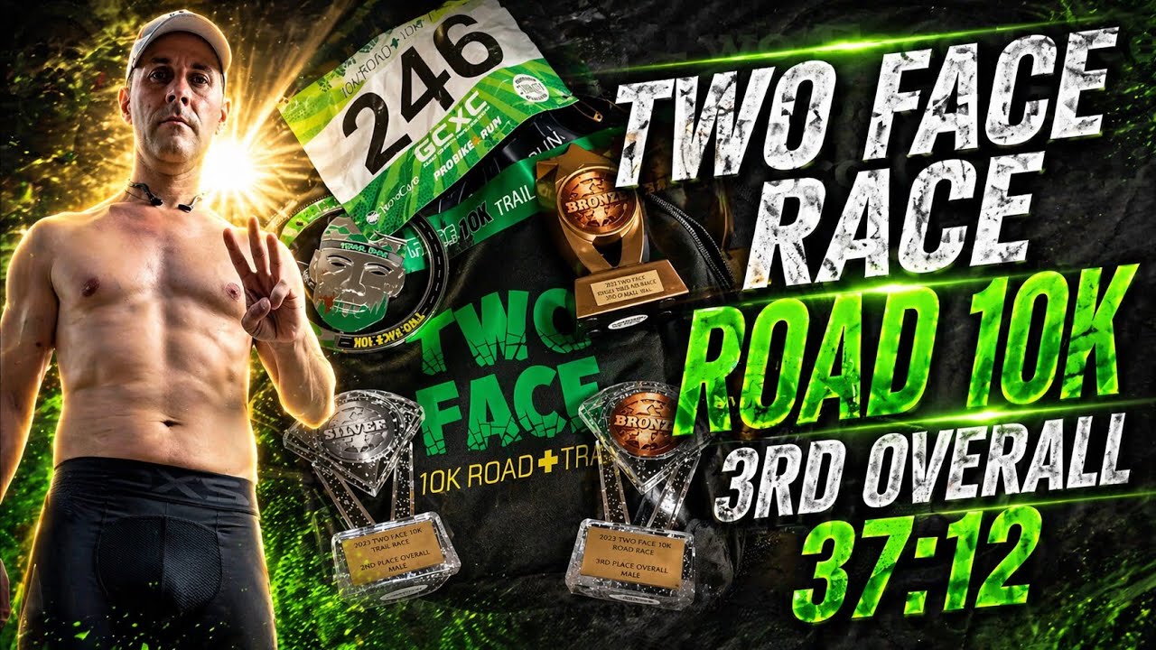 Two Face 10k Road race 3rd Overall 37:12 - YouTube