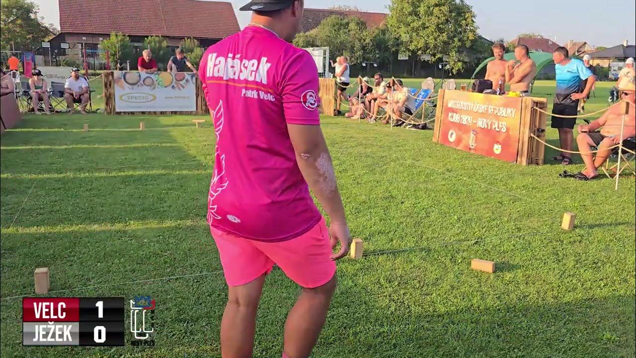 MČR KUBB 24 Nový Ples: o 3. místo 1v1 // Patrik Velc VS Radek Ježek - YouTube