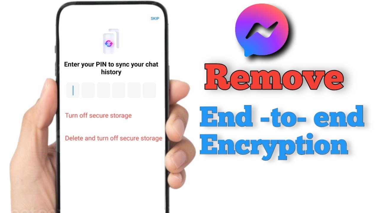 How to remove End- to - end Encryption in Messenger || Messenger pin ...