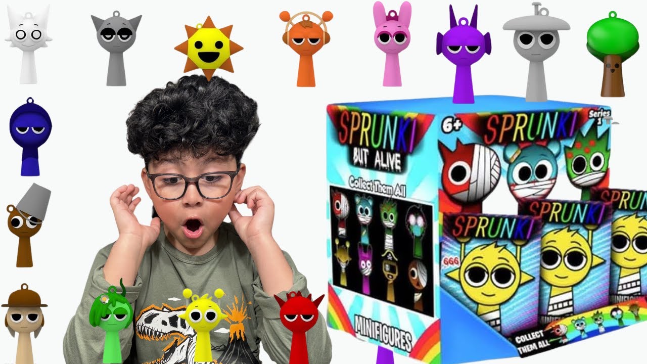 SPRUNKI MYSTERY MINI FIGURES - YouTube