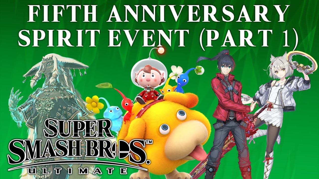 Super Smash Bros. Ultimate | NEW 5th Anniversary Event Spirits (Pikmin ...