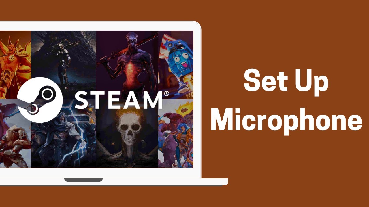 How To Set Up Microphone In Steam - YouTube