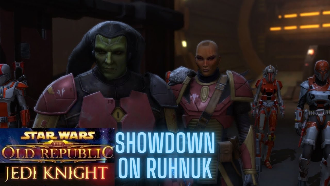 Star Wars The Old Republic-Jedi Knight-Showdown On Ruhnuk - YouTube