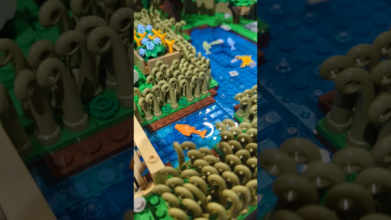 Follow the fish! 🐠 LEGO Castle River by bubbasbricks #lego #fish # ...