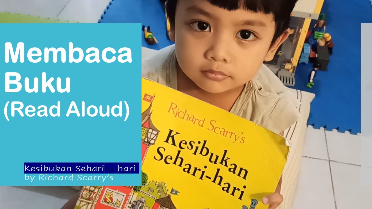 [Homeschooling]... Kegiatan anak balita, Membaca buku. (Activities for ...