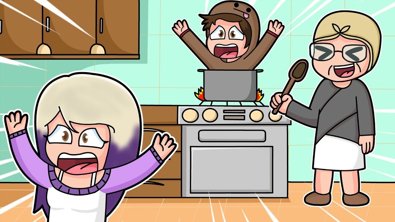 BEBÉ LYNA Y DANI VS LA ABUELA: ESCAPA O MUERE!! GRANNY SIMULATOR - YouTube