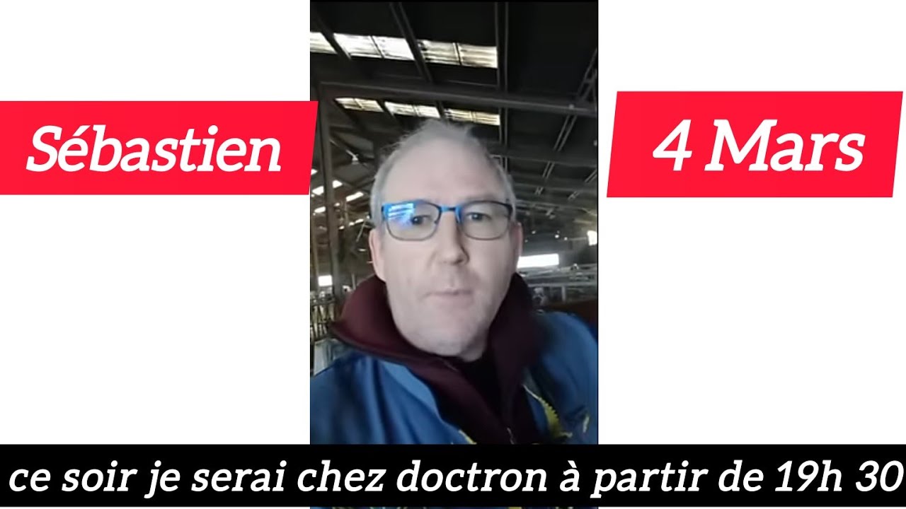Sébastien béraud 4 Mars ce soir je serai chez doctron à partir de 19h 30 - YouTube