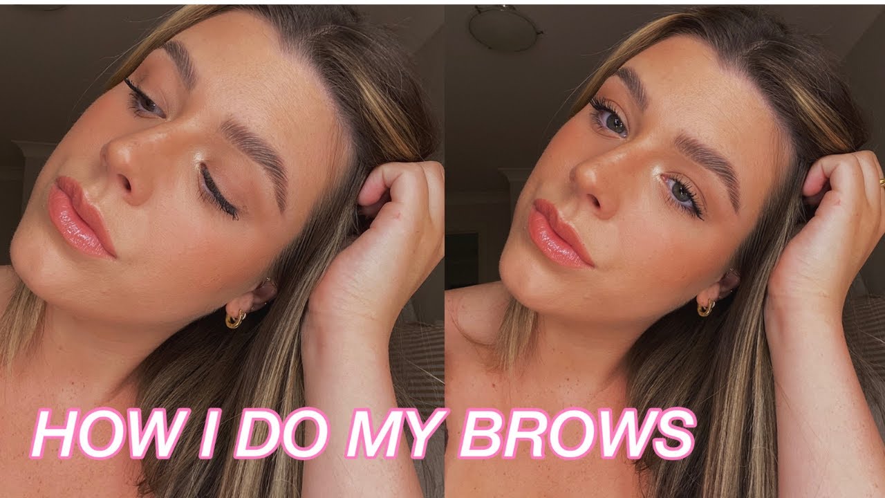 HOW TO GET FLUFFY BROWS + SCULPTED BROW TUTORIAL - YouTube