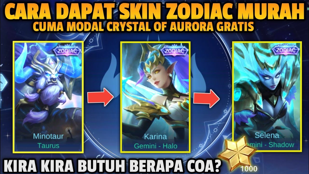 100% WORK!! Cara Mendapatkan Skin Zodiac Minotaur Taurus Murah Modal ...