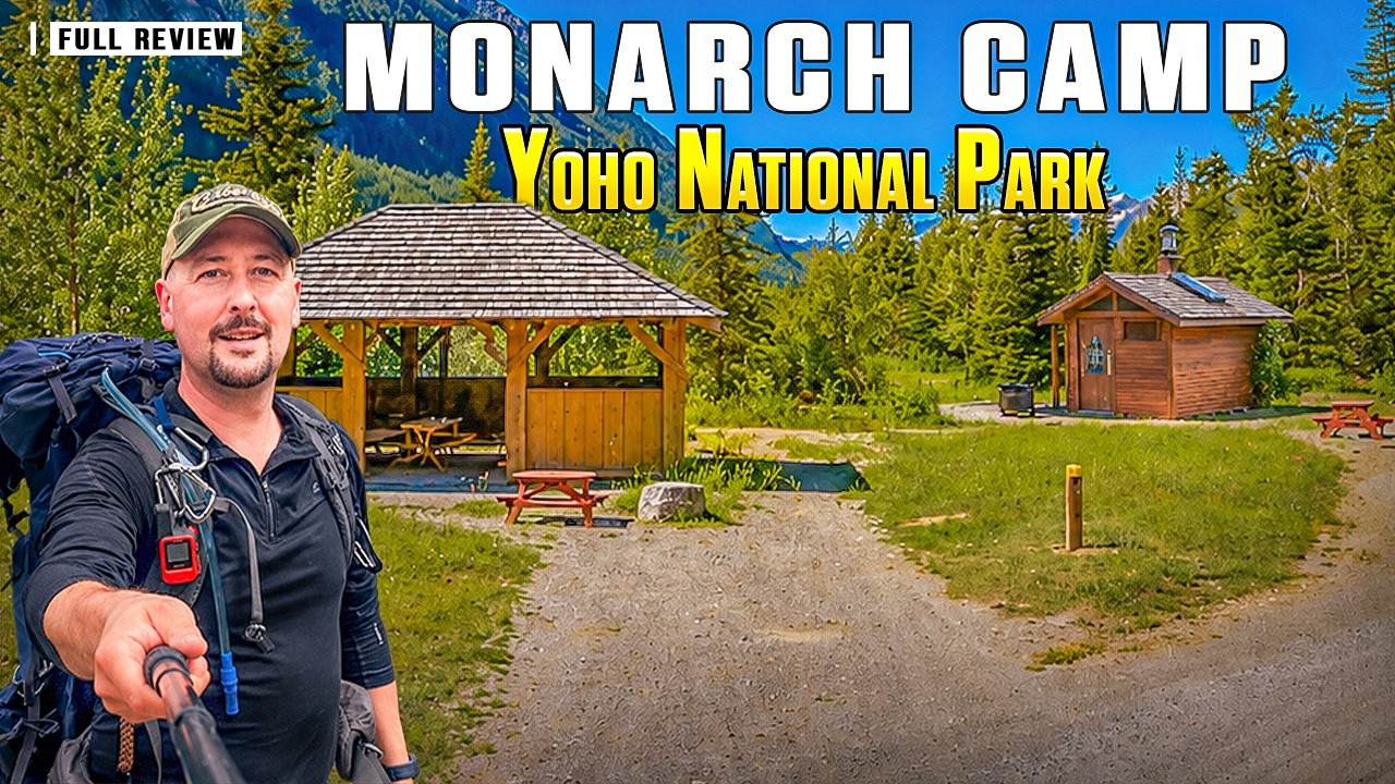 Insane camping views of the Kicking Horse Valley at Monarch Campground ...
