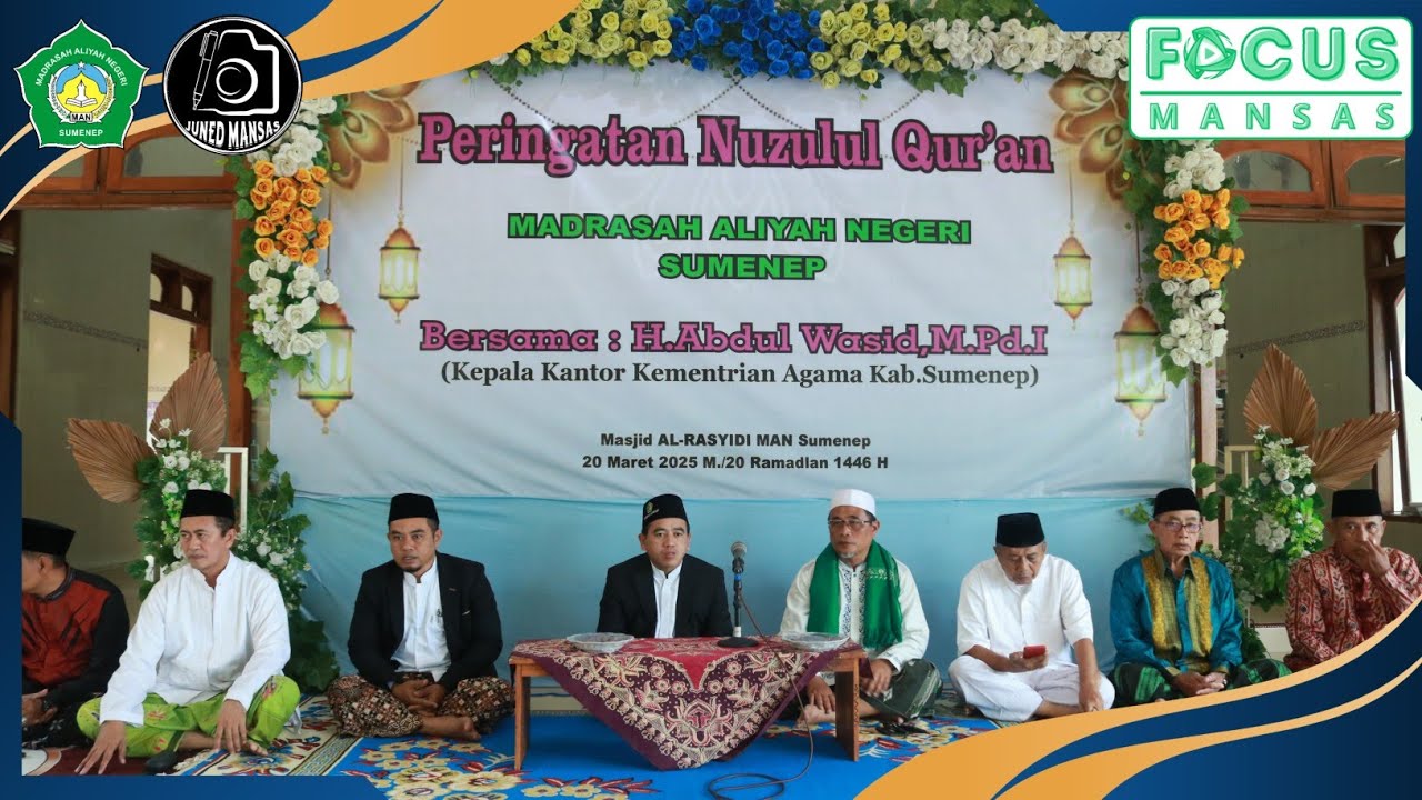 MAN Sumenep Gelar Peringatan Nuzulul Qur'an, Pembinaan Kemenag ...