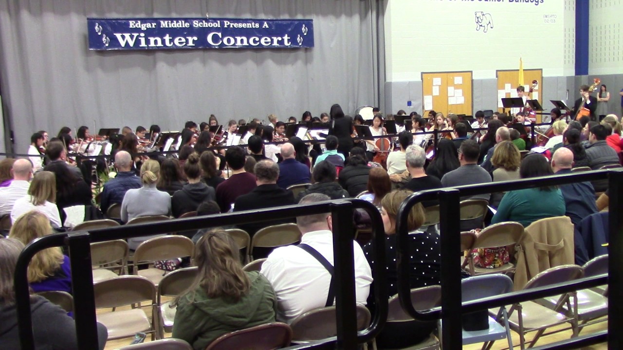 Edgar Middle School, Winter Concert, 1-18-17 - YouTube