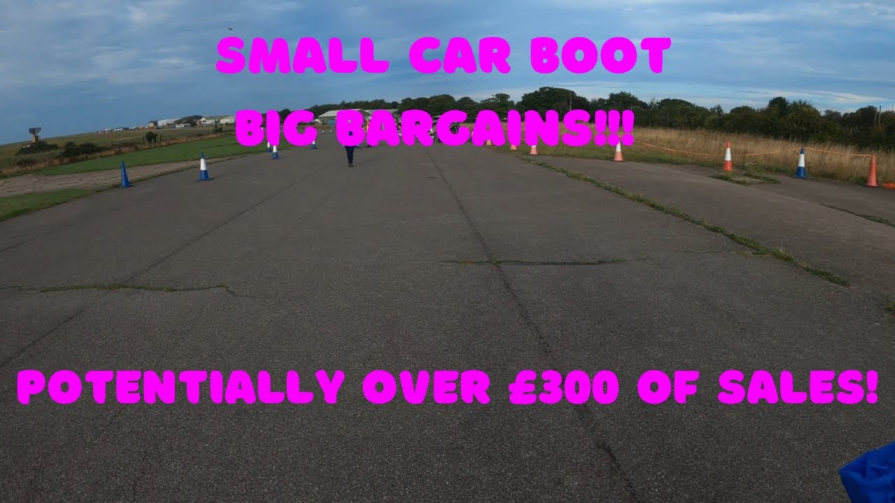 Small Car Boot with Big Bargains! - UK eBay Reseller - YouTube