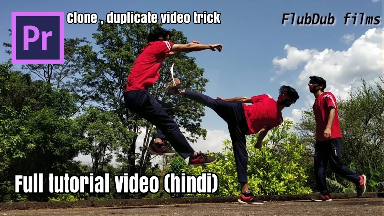 Creative video editing magic trick || clone video full tutorial ...