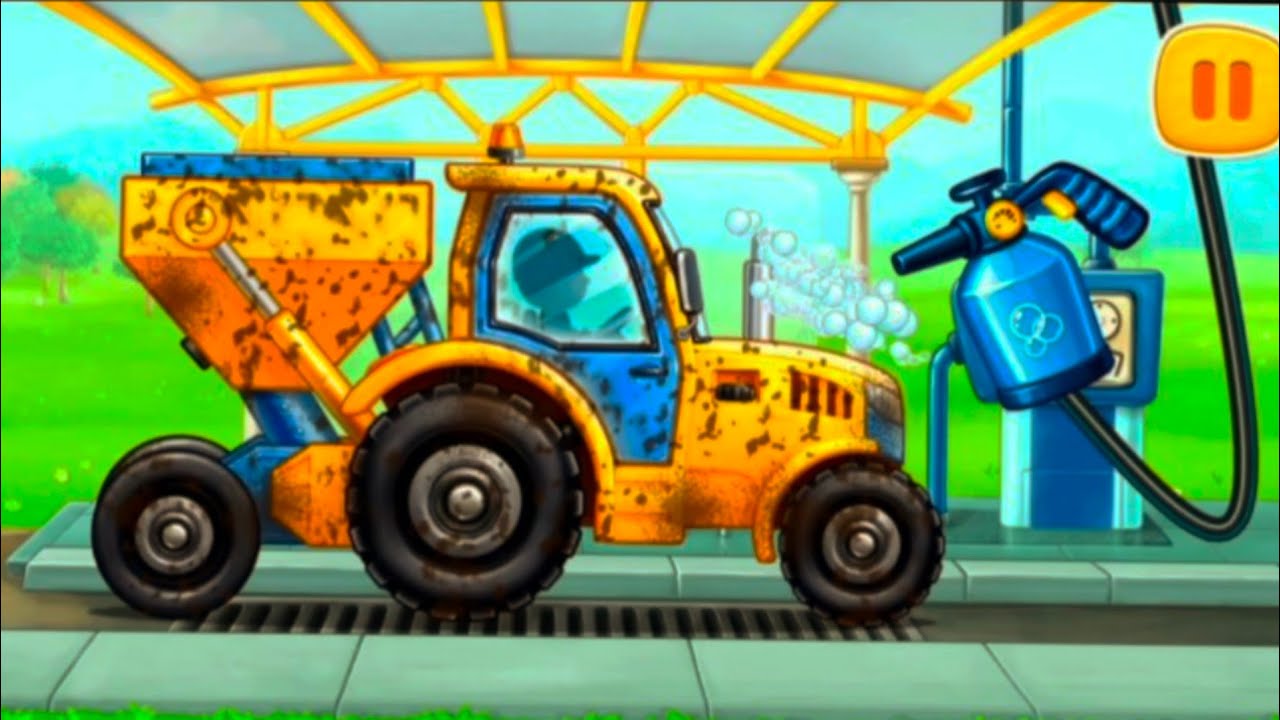 Bulldozer game a house agro game car clean new game farming viral video ...