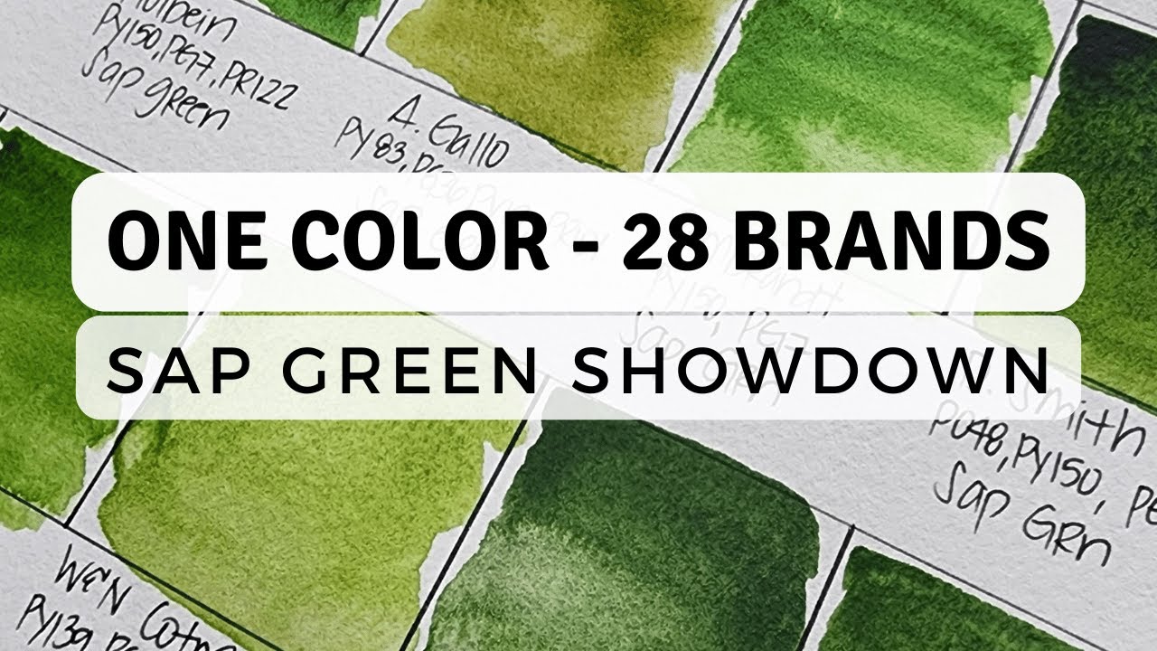 ULTIMATE Sap Green Comparison – 28 Brands, Too Many Winners - YouTube