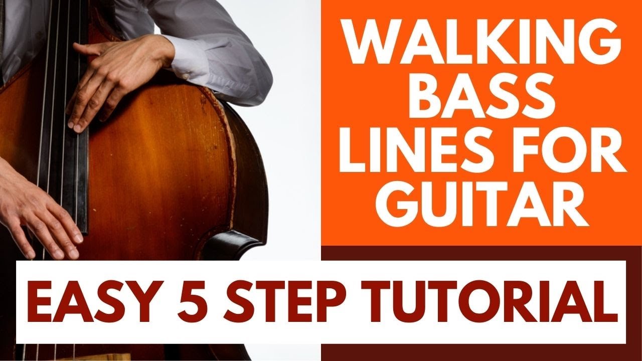 [5 Step Blueprint] How To Play Walking Bass Lines On Guitar - YouTube