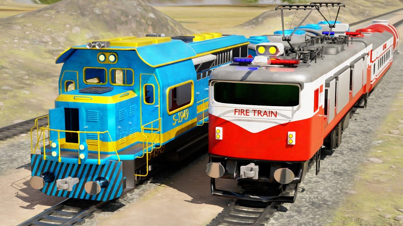 Lego Ambulance Train Rescue Movie - Lego city train Video - YouTube