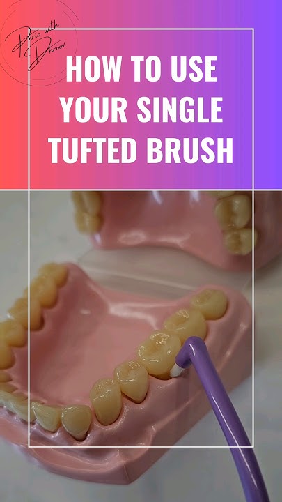 HOW TO USE AN INTERSPACE / SINGLE TUFTED BRUSH: perfect for periodontal ...