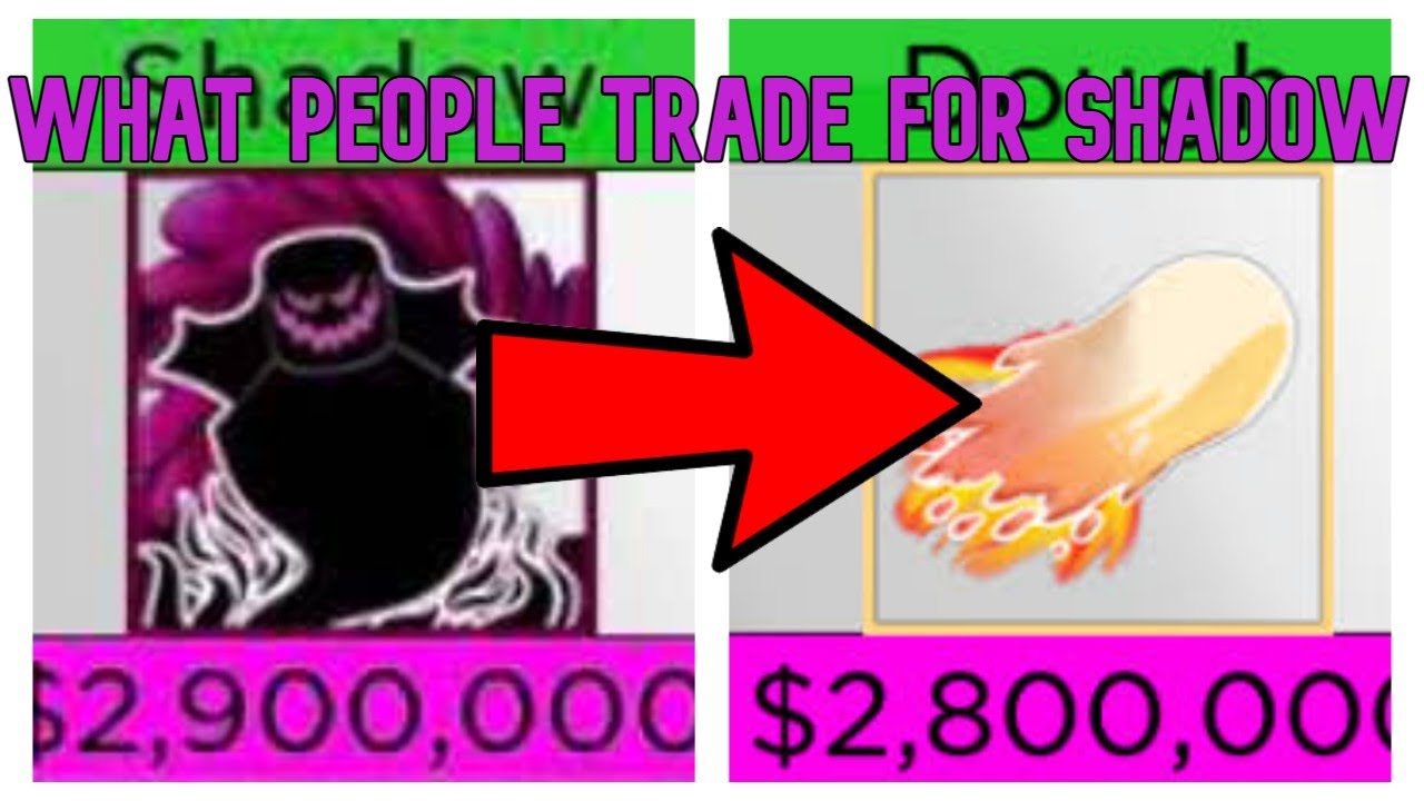 What People Trade For Shadow Fruit Halloween Special Shadow - YouTube