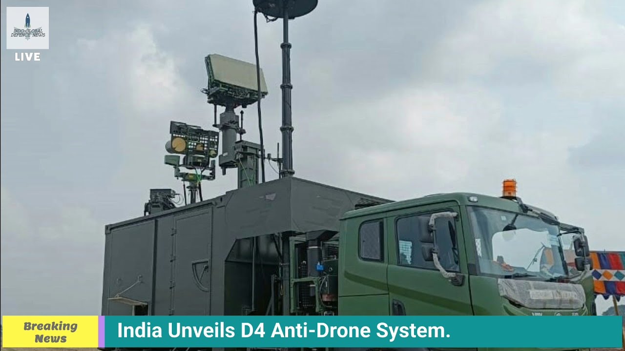 Defence News: India Unveils D4 Anti-Drone System, US Army tests next ...