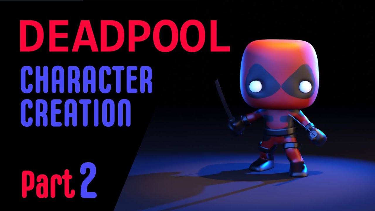 Deadpool Character - Part 2- The Torso- Blender 2.8 - YouTube