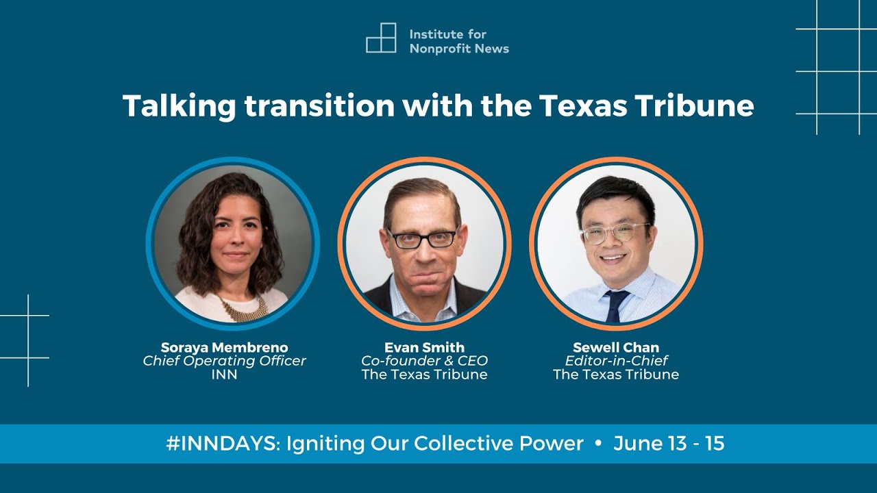 Talking transition with the Texas Tribune - YouTube