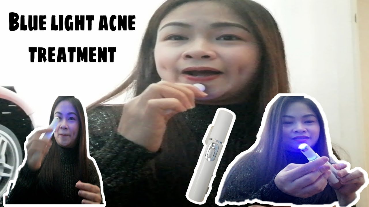 Unboxing Blue Light Acne Product/ treatment - YouTube