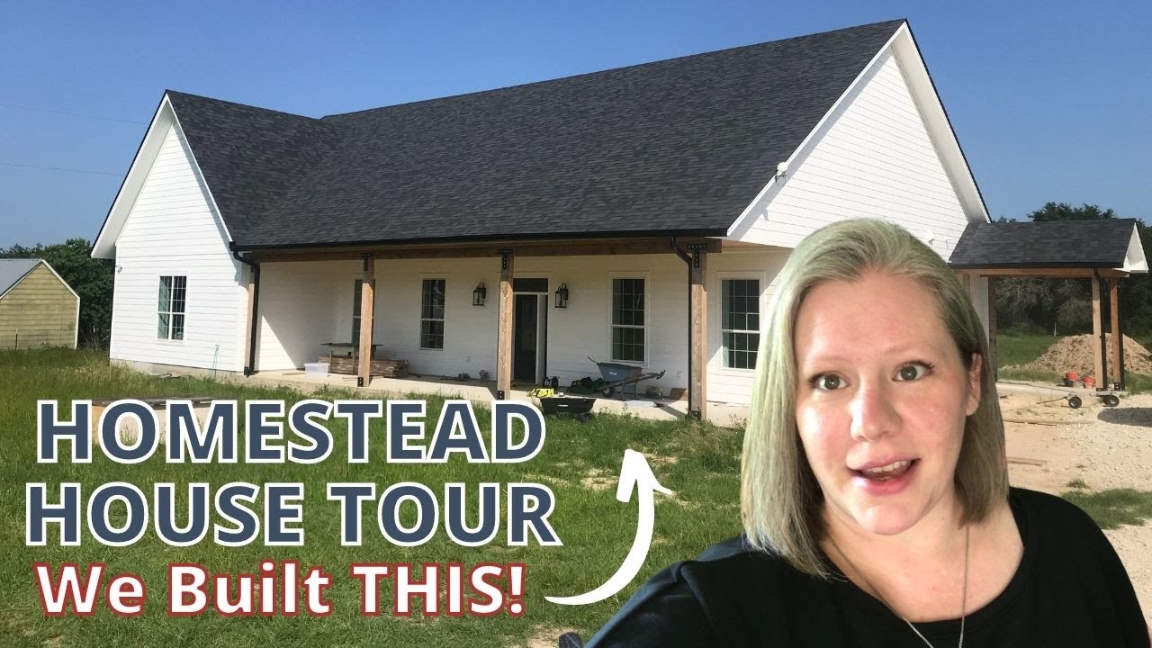 Tour our DREAM HOMESTEAD HOUSE -- We built this! - YouTube