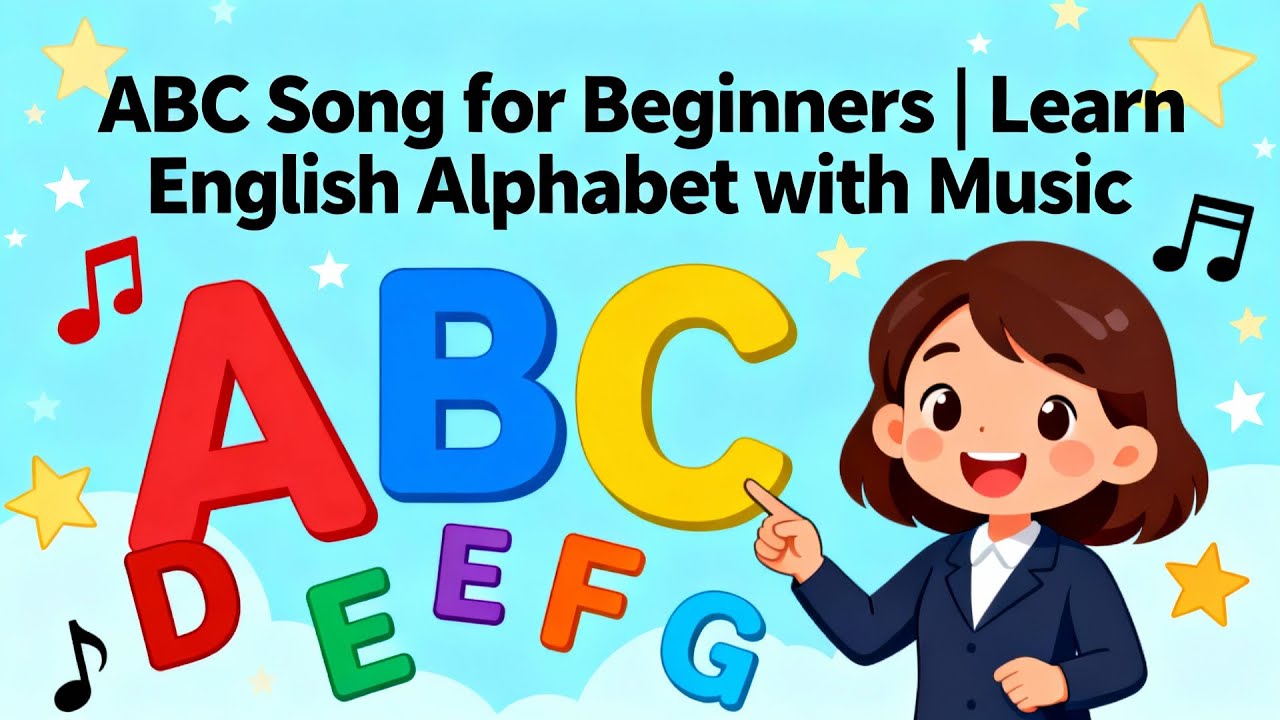 ABC Song | Learn English Alphabet & Pronunciation | Easy English for ...