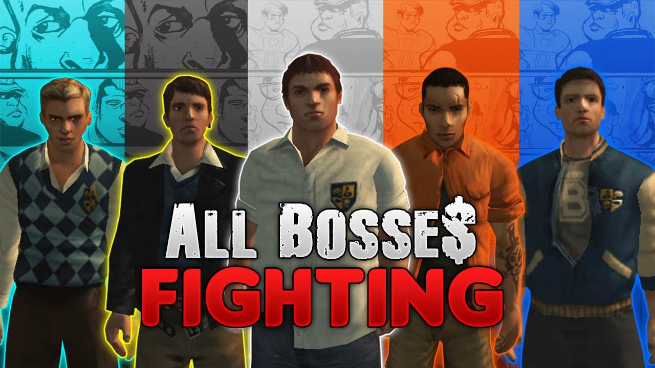 Bully SE: All Bosses Fighting (No Earnest) - YouTube