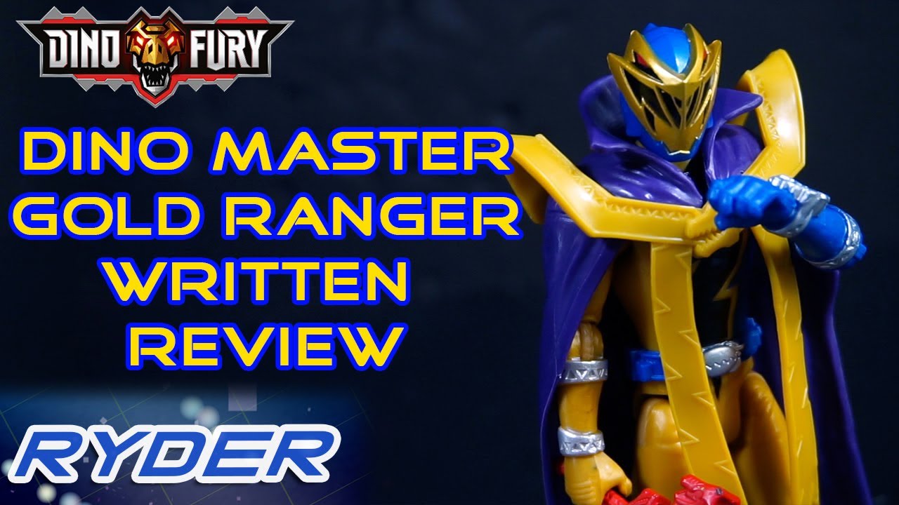 Dino Master Mode Gold Ranger Written Review - Ryder - YouTube