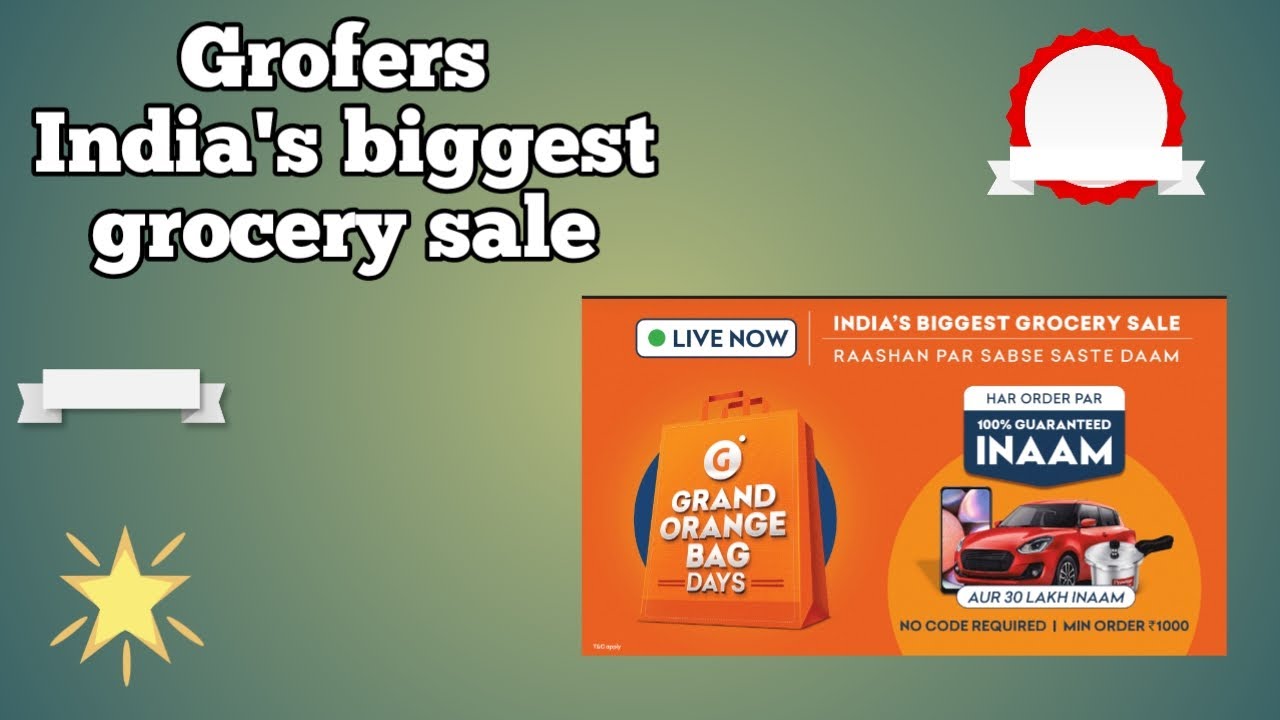 Grofers india's biggest grocery sale 2020||Grofers sale january 2020 ...