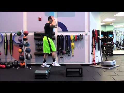 plyo Depth Drop with Double Tap Box Jump - YouTube