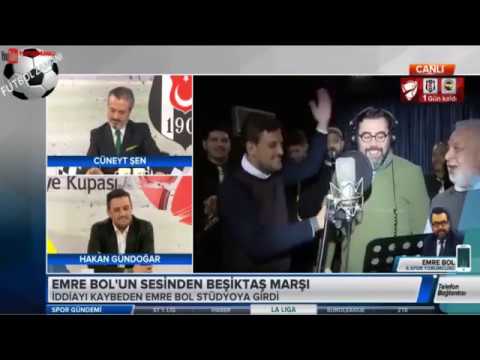 Emre Bol'un Sesin'den Beşiktaş Marşı Beşiktaş haberleri