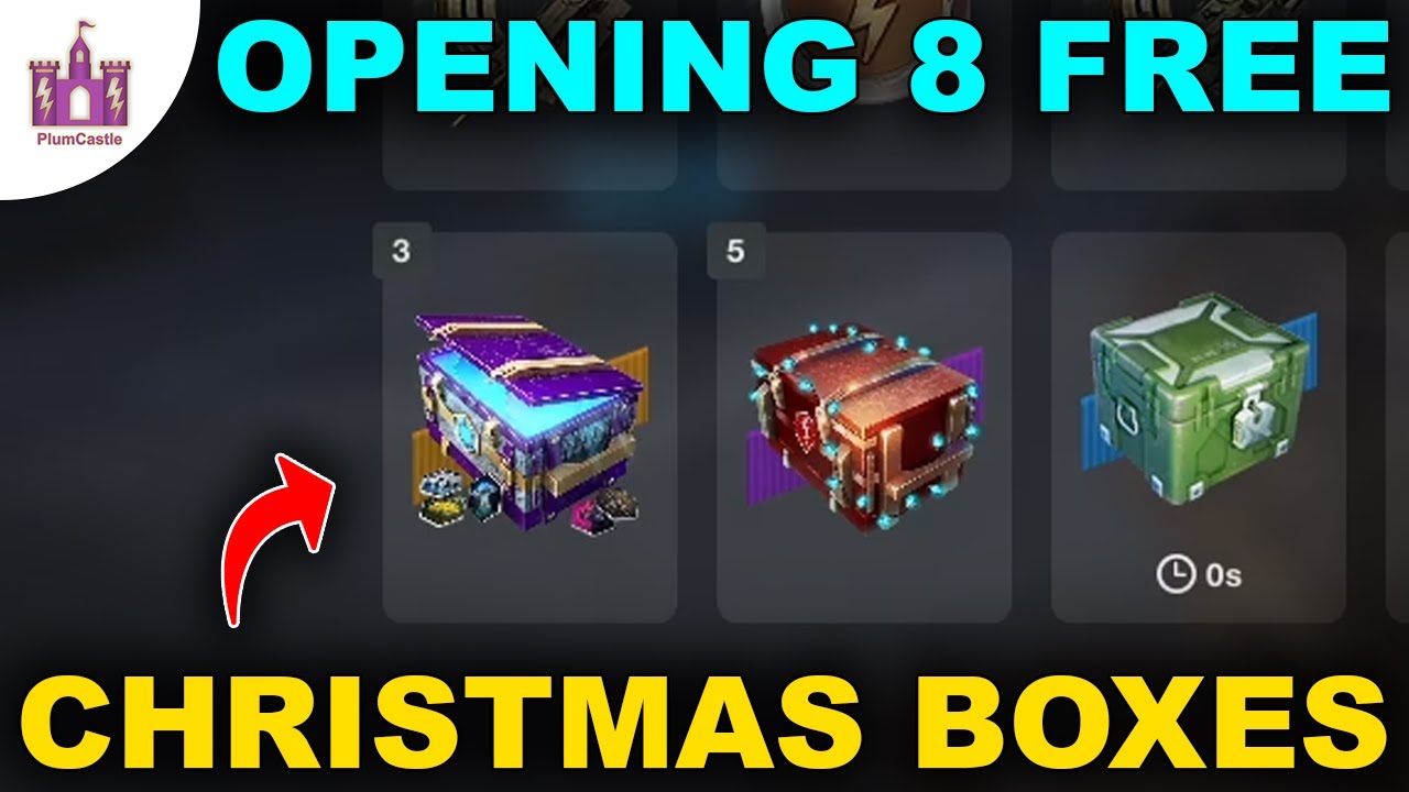 Opening 8 FREE Christmas boxes! - WoT Blitz - YouTube