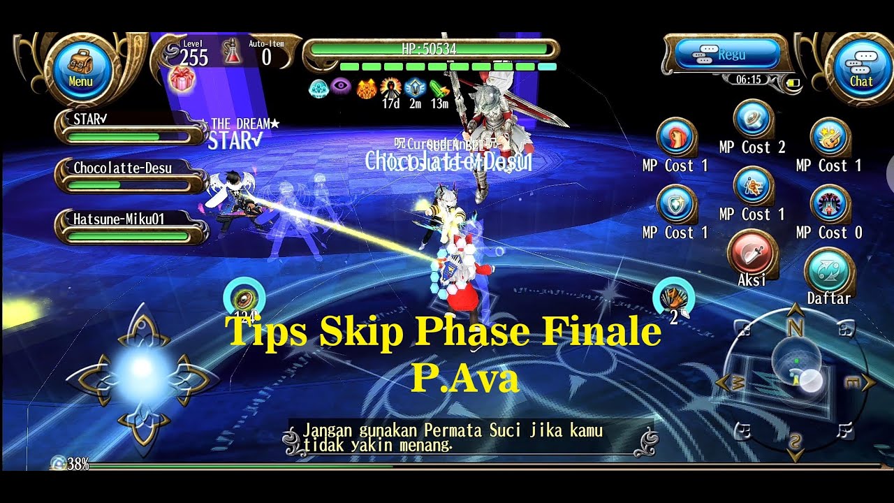 Tips Skip Phase Finale P.ava - Toram Online - YouTube