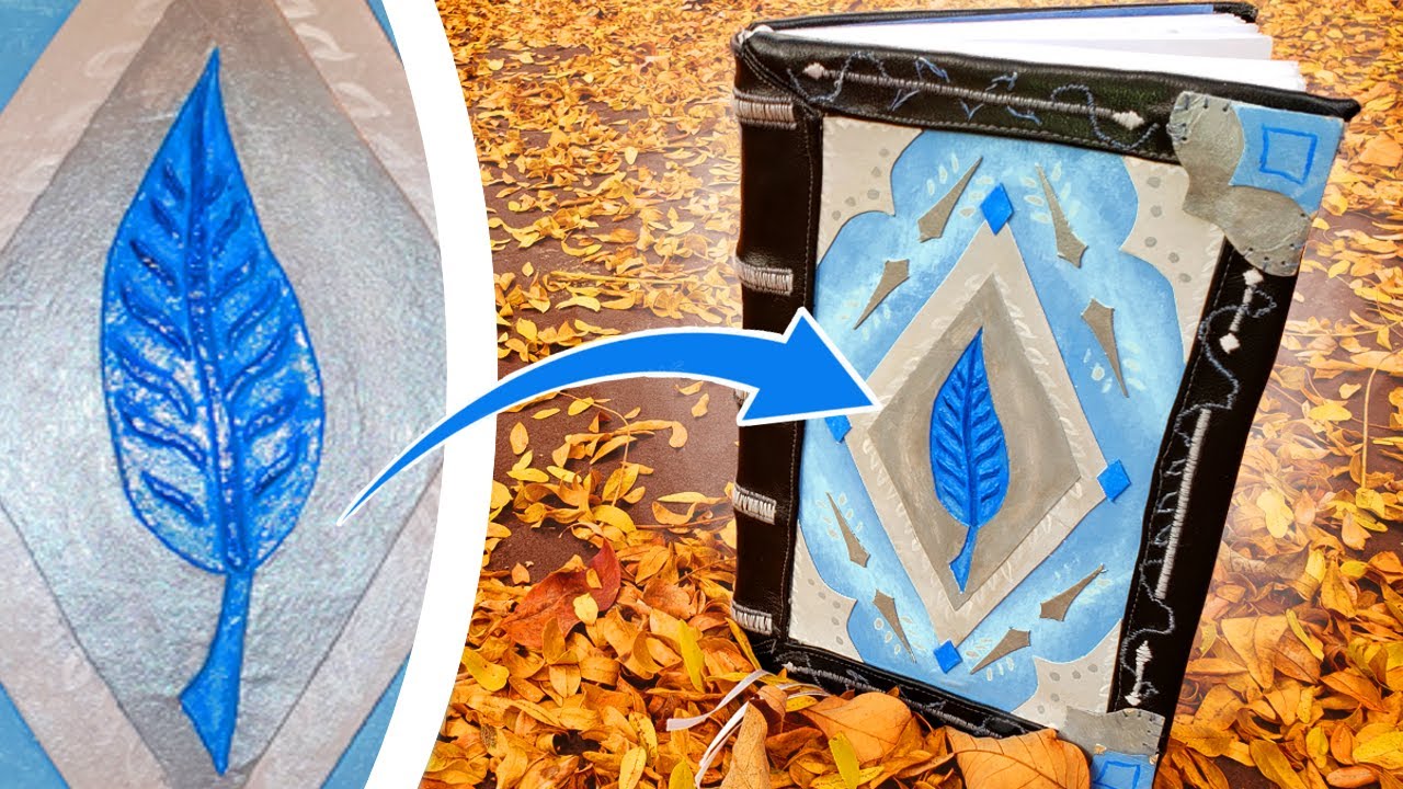 How to Design, Make, and Bind a Functional Fantasy Notebook! - YouTube