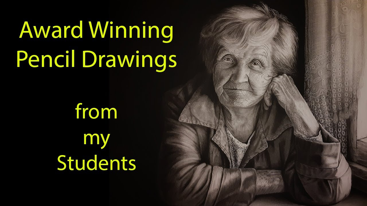 Realistic Pencil Drawing - NEW Previous Student Drawings - YouTube