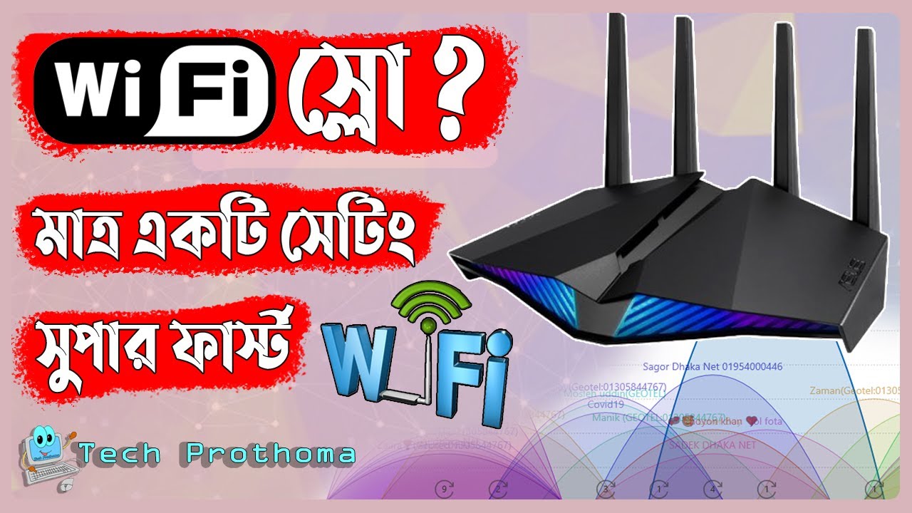 How to speed up slow wifi network || reduce ping of wifi connection ...