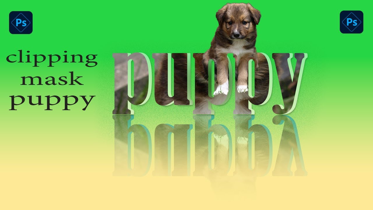 " How to create ( puppy ) tutorial design with photoshop"|| - YouTube