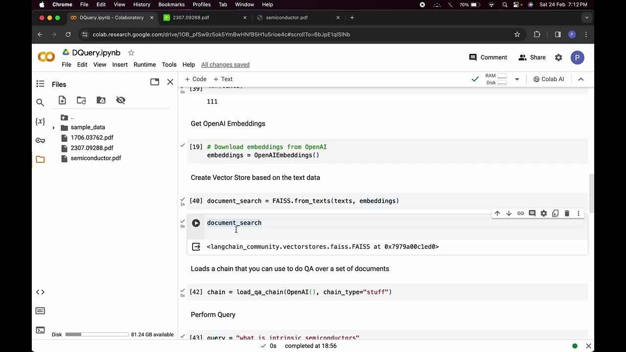 DQuery- Document Query. A simplified way to perform question answering on documents. - YouTube