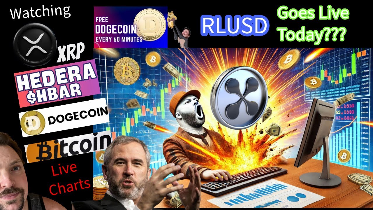 Watching XRP Live Chart! RLUSD Goes Live Today???????? 🔥 #xrp #xrpnews ...