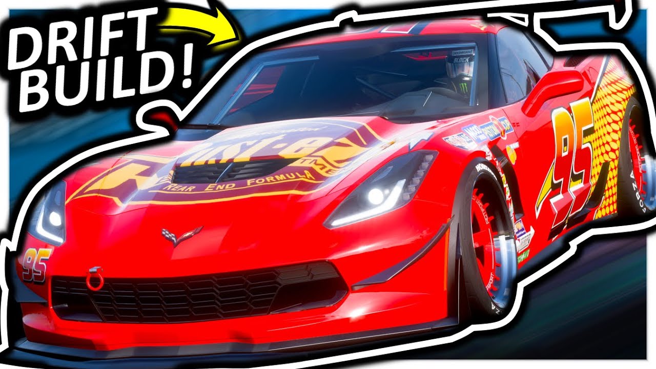 LIGHTNING MCQUEEN DRIFT BUILD ON FORZA HORIZON 5!!! (*REALISTIC BUILD ...