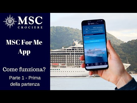 Guida completa all'utilizzo dell'app #MSC For Me prima della partenza - YouTube