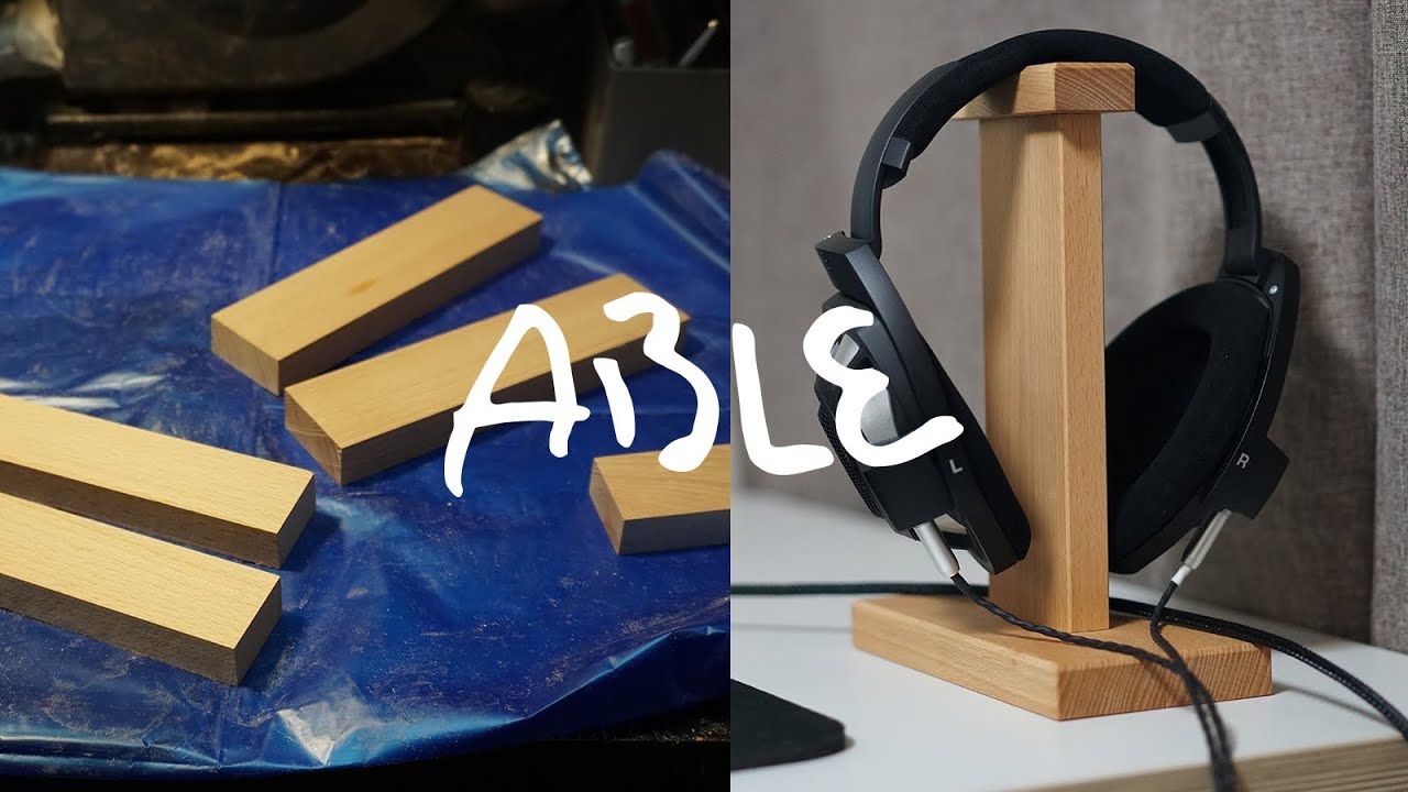 Simple Headphone Stand (out of Scrap Wood) - YouTube
